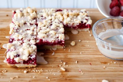 Raspberry Shortbread Bars • A Simple Pantry