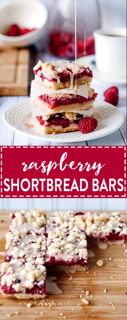 Raspberry Shortbread Bars • A Simple Pantry