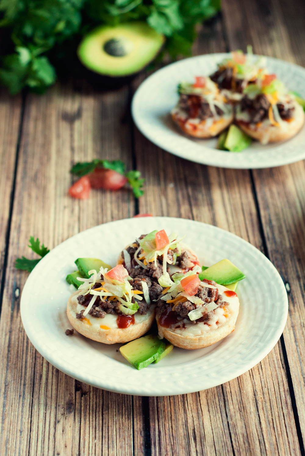 Mini Taco Pizzas