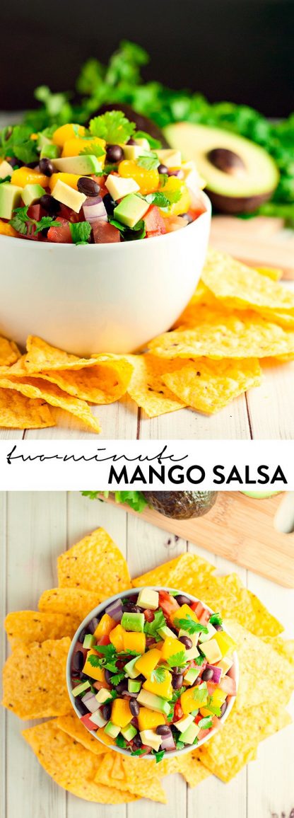 Two-Minute Mango Salsa • A Simple Pantry