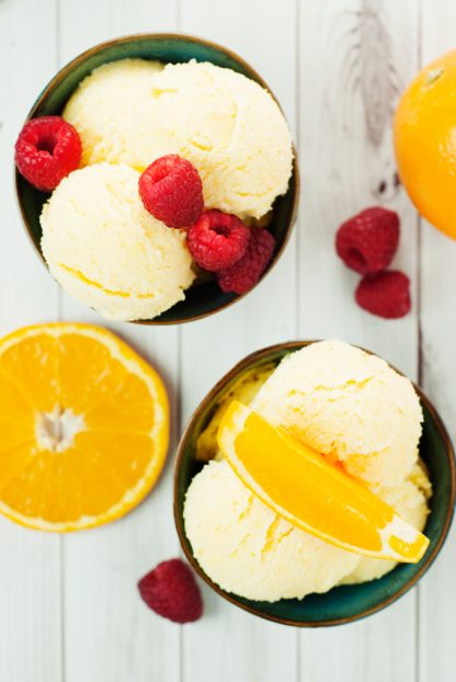 Orange Sherbet Recipe • A Simple Pantry