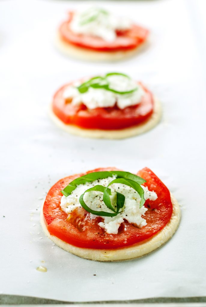 Easy Caprese Tartlets • A Simple Pantry