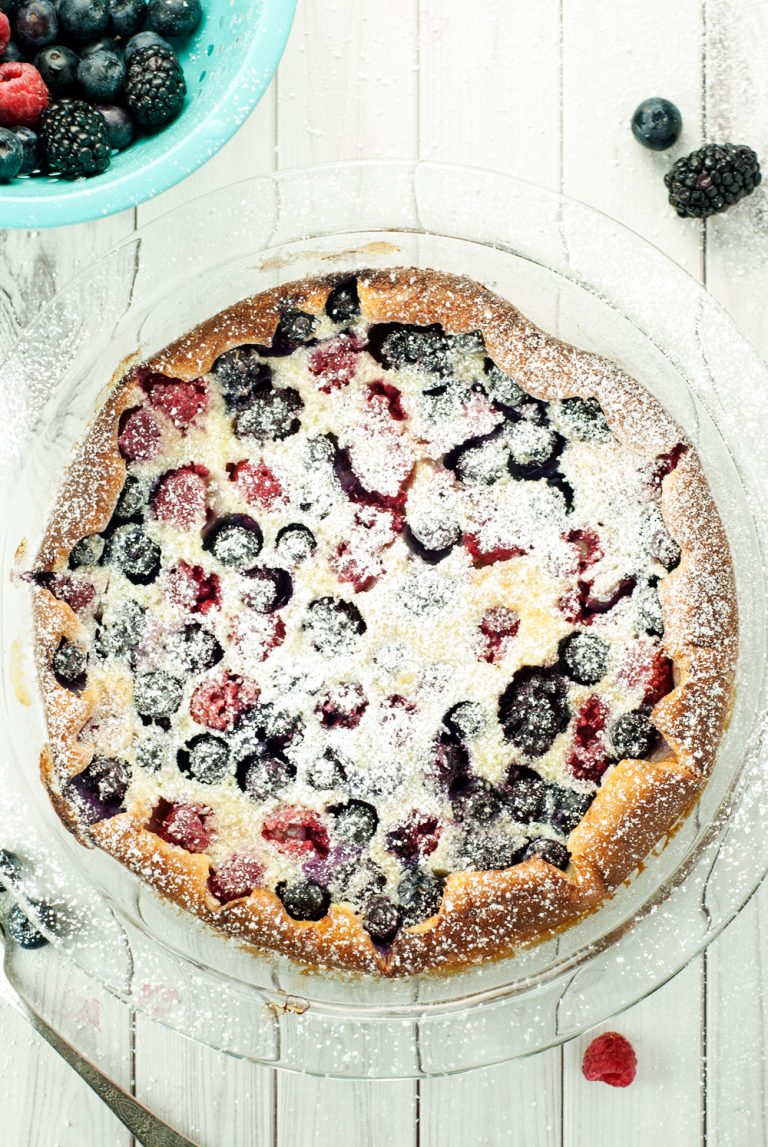 Triple Berry Clafoutis • A Simple Pantry