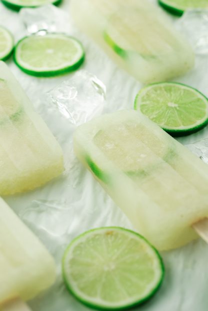 Limeade Popsicles • A Simple Pantry