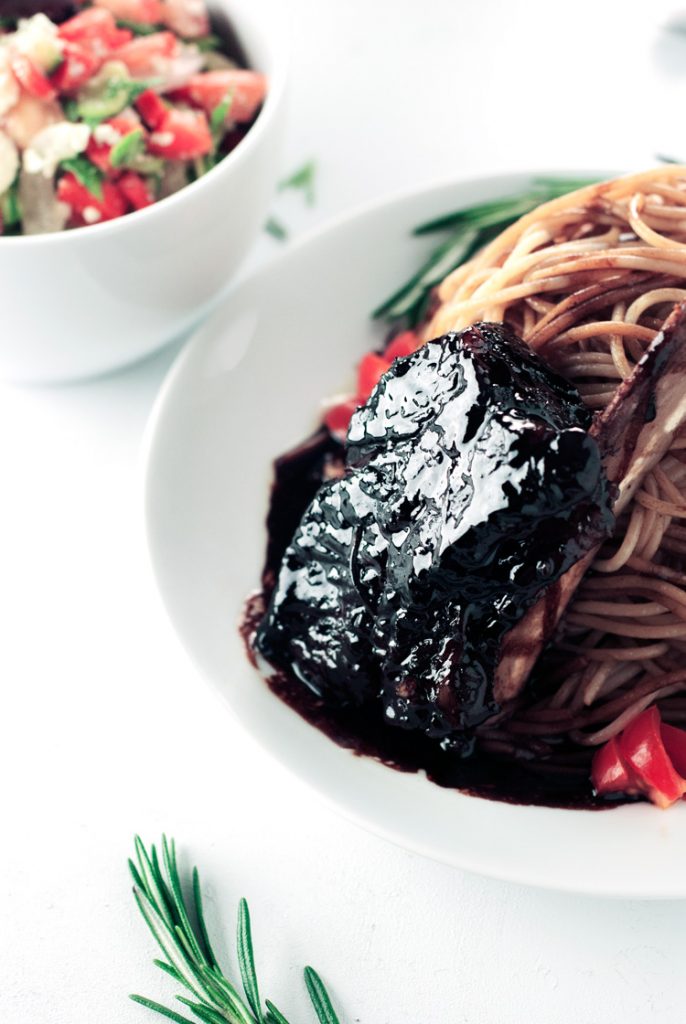 Balsamic Glazed Short Ribs • A Simple Pantry