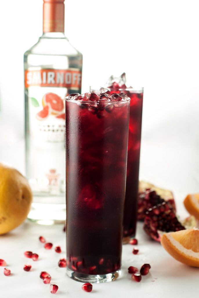 Pomegranate Grapefruit Punch • A Simple Pantry