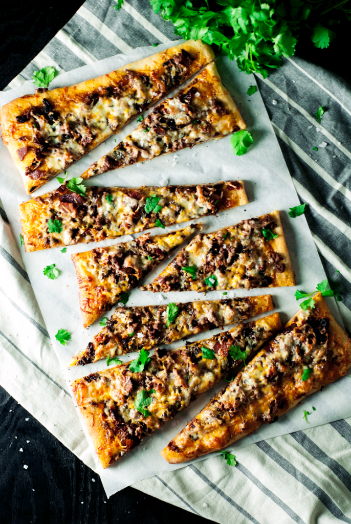 Southwestern Bacon BBQ Pizza • A Simple Pantry