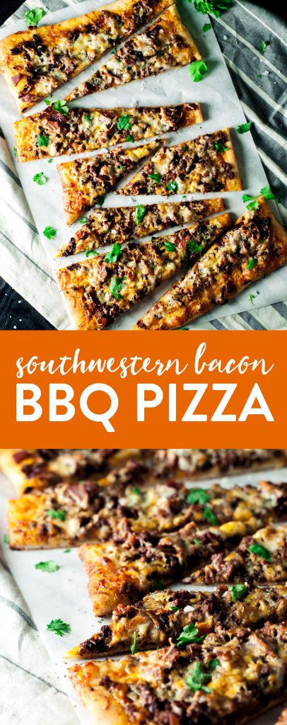 Southwestern Bacon BBQ Pizza • A Simple Pantry