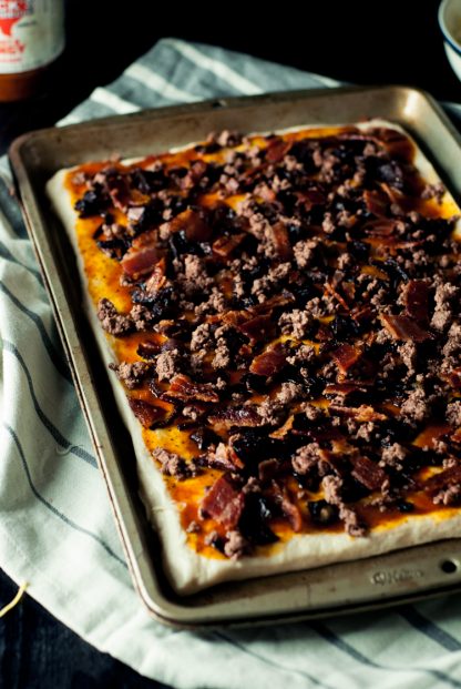 Southwestern Bacon BBQ Pizza • A Simple Pantry