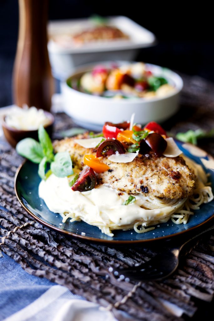 Creamy Asiago Chicken Pasta • A Simple Pantry