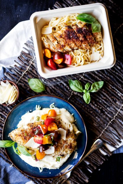 Creamy Asiago Chicken Pasta • A Simple Pantry