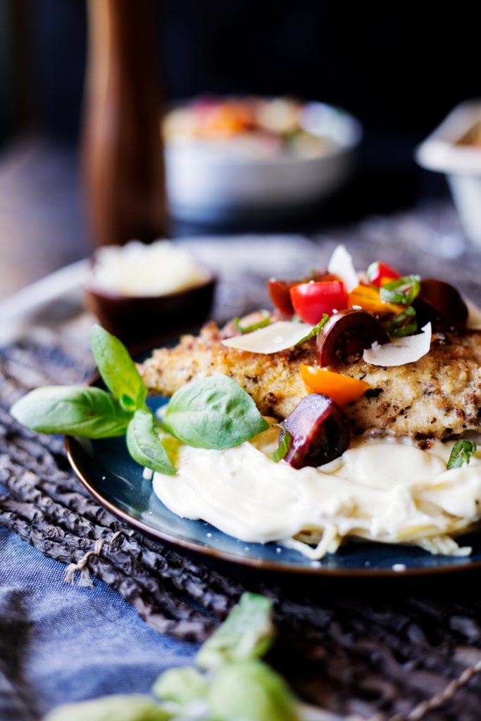 Creamy Asiago Chicken Pasta • A Simple Pantry