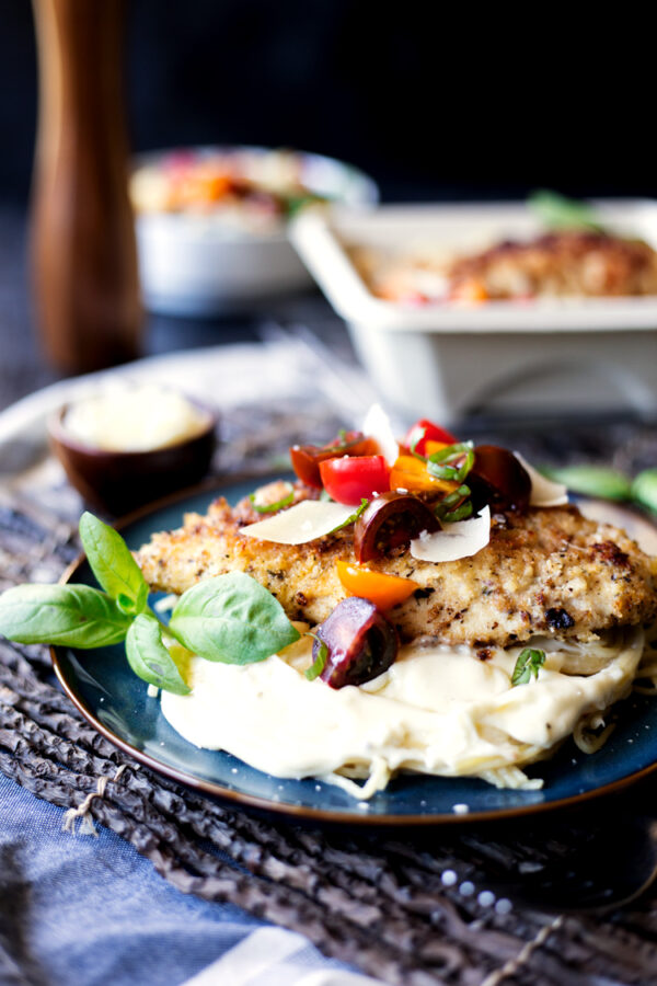 Creamy Asiago Chicken Pasta • A Simple Pantry