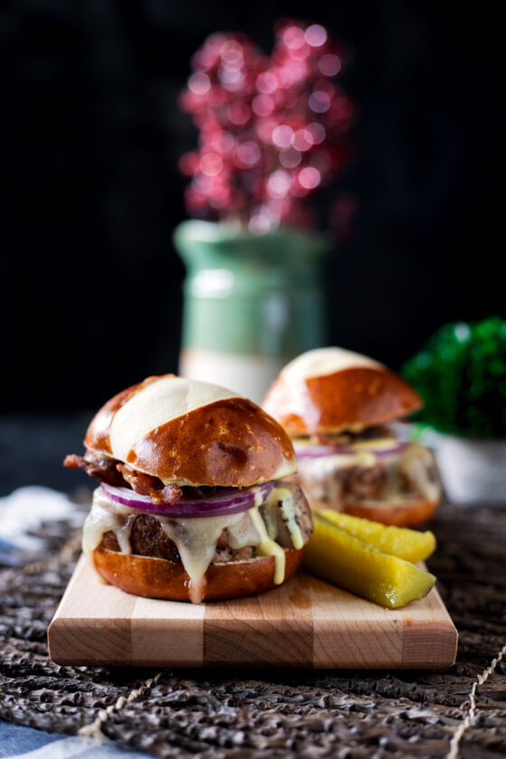 Peppered Pork Sliders with Honey Mustard Sauce • A Simple Pantry