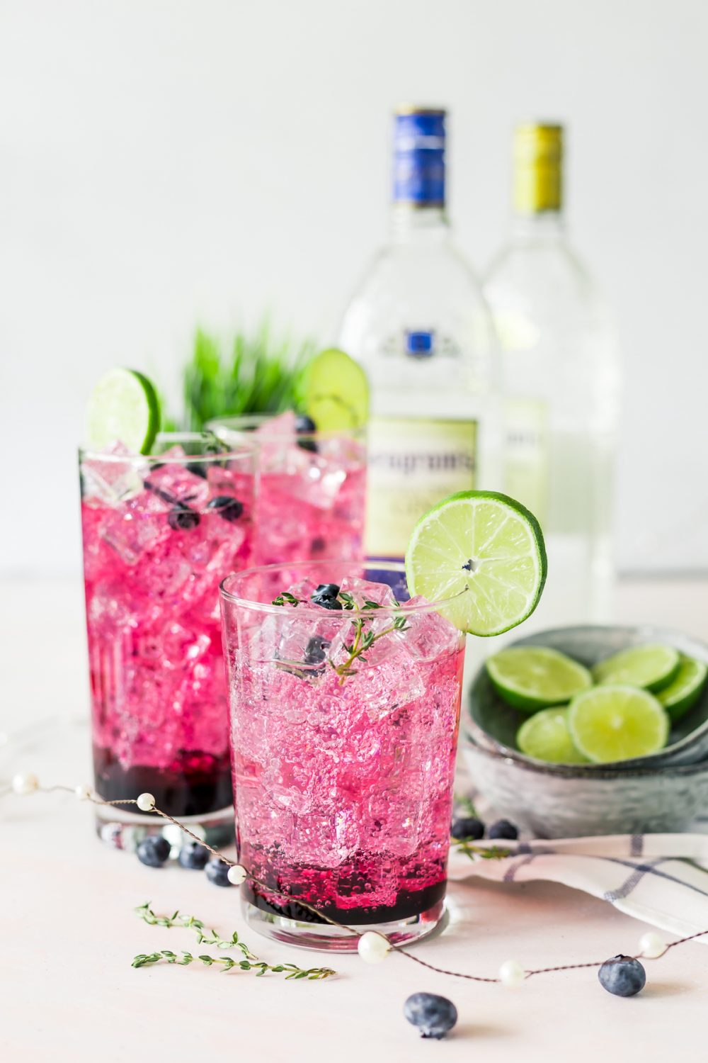 Simply Sweet Blueberry Thyme Smash • A Simple Pantry