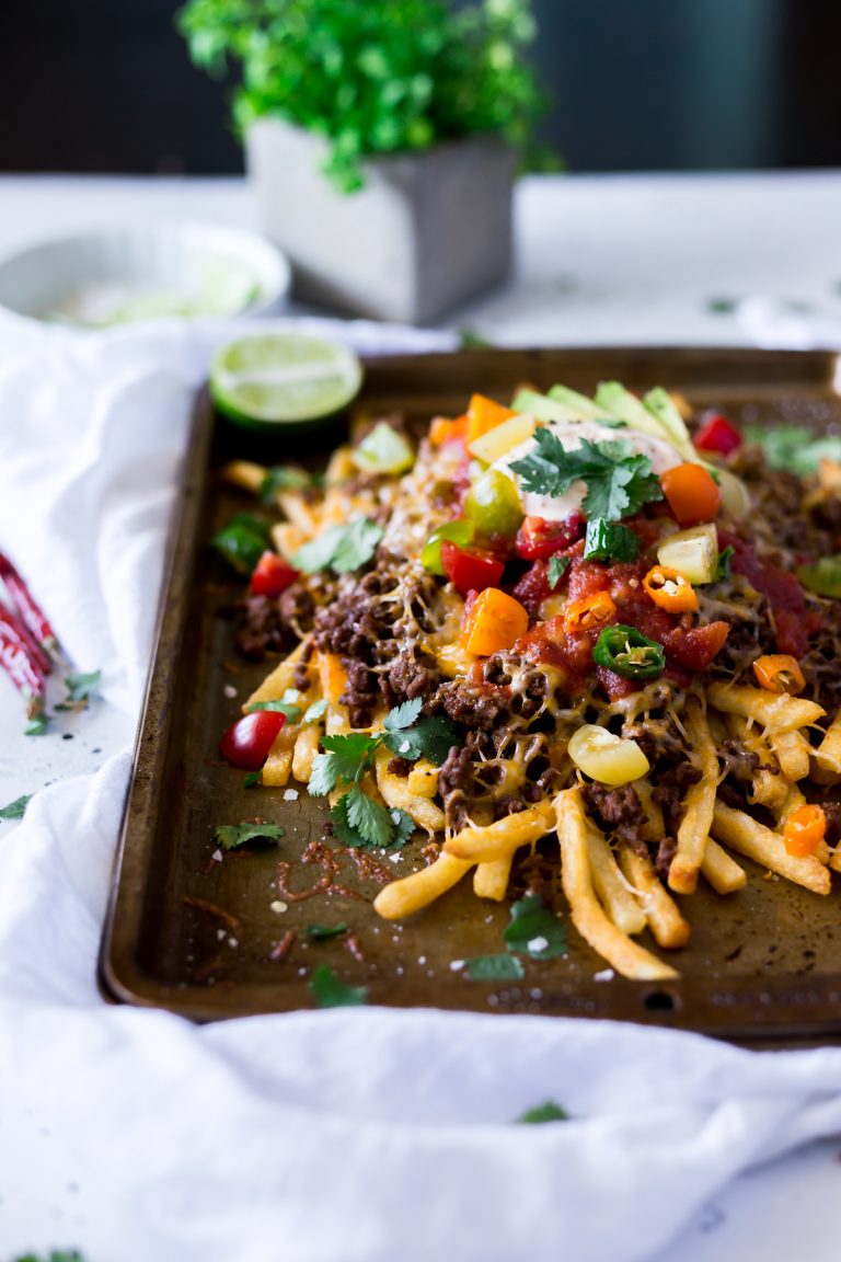 Fun and Festive Mexican Nacho Fries • A Simple Pantry