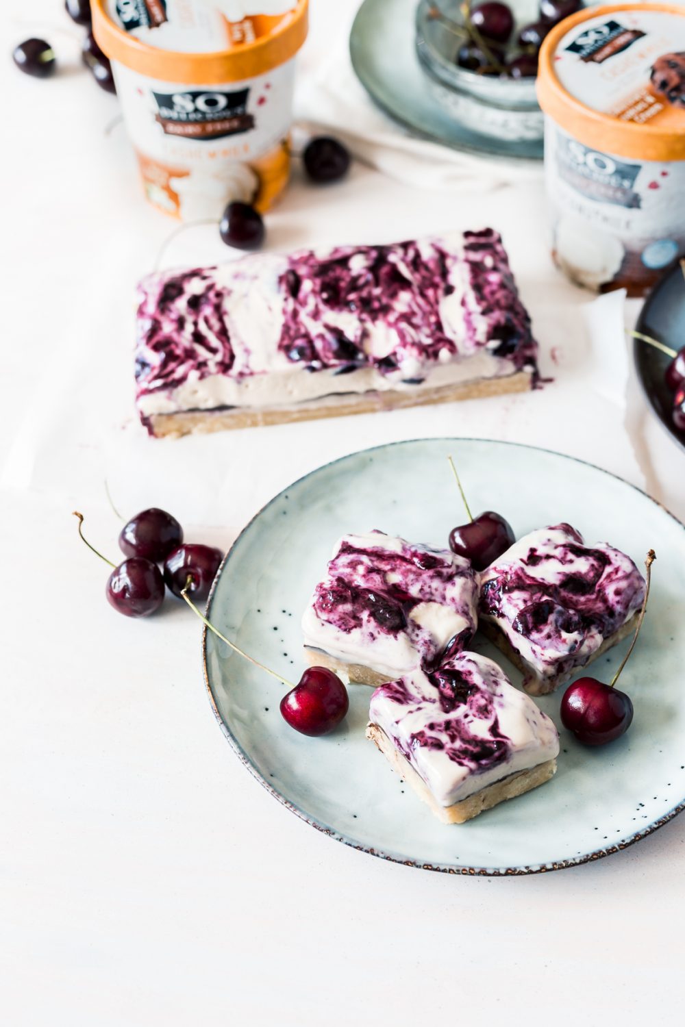Vegan Black Jack Cherry Ice Cream Bars • A Simple Pantry