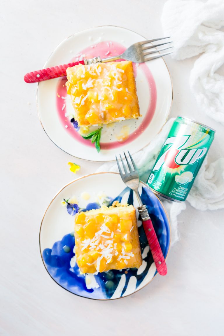 Simple Recipes: Mango Sheet Cake with 7UP® • A Simple Pantry