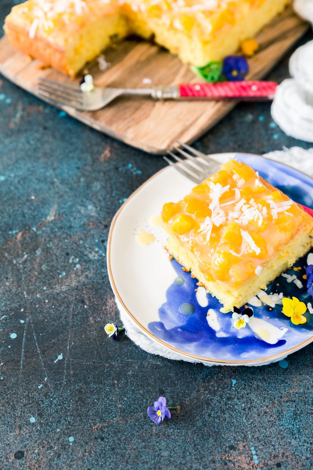 Simple Recipes: Mango Sheet Cake with 7UP® • A Simple Pantry