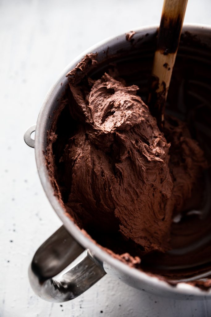 Double Chocolate Tree Stump Cake with Sugared Cranberries • A Simple Pantry