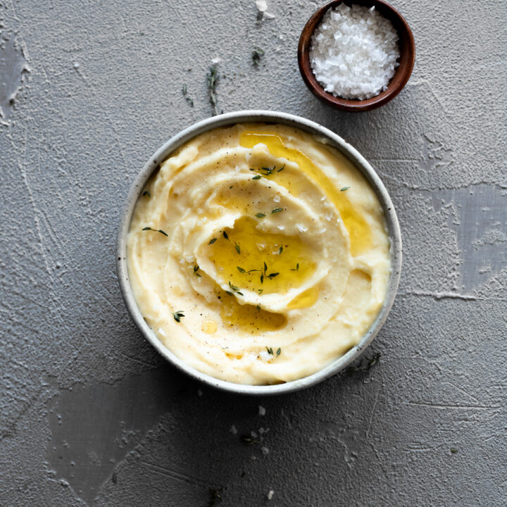 Herb Butter Creamy Mashed Potatoes • A Simple Pantry
