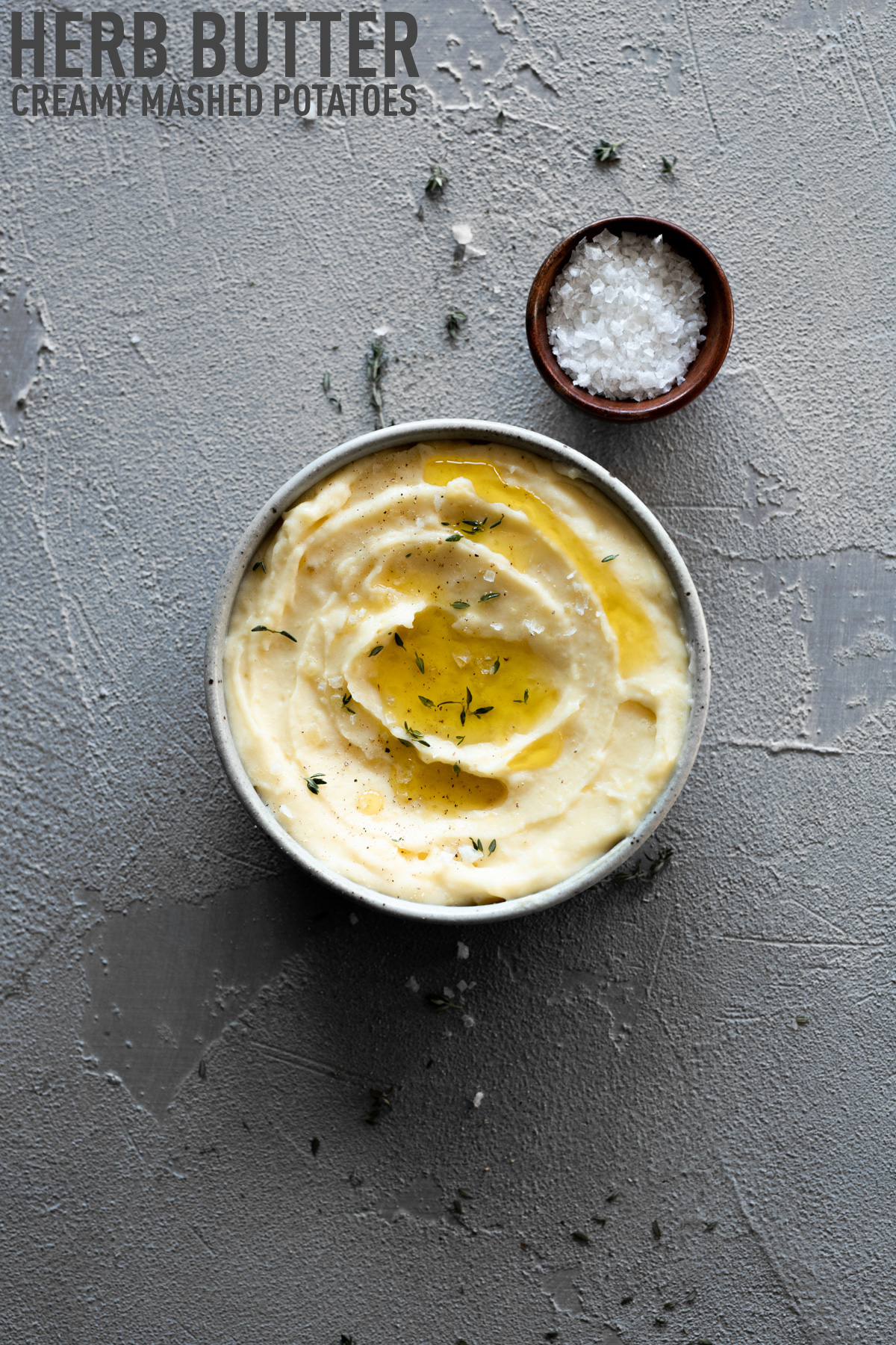 Herb Butter Creamy Mashed Potatoes • A Simple Pantry