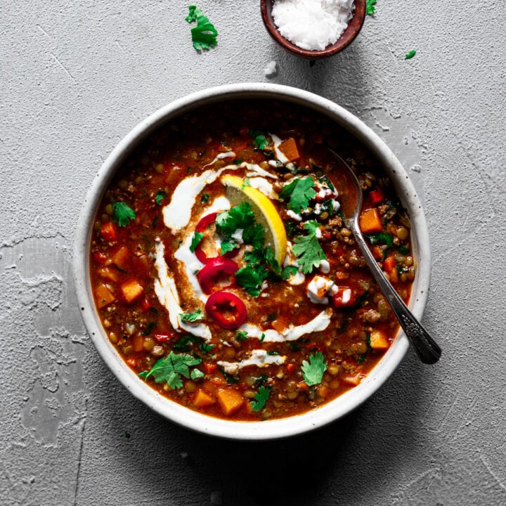 Mediterranean Lentil Soup • A Simple Pantry